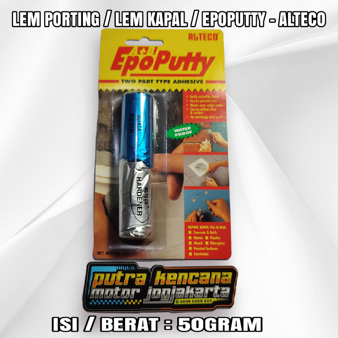 Jual LEM ALTECO PORTING / LEM KAPAL / EPOPUTTY ASLI 50GRAM - RESIN ...