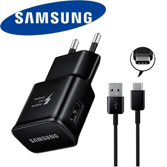 Jual Charger Samsung S10 Tipe-C Type Micro Fast Charging A5 A7 A20 A30 ...