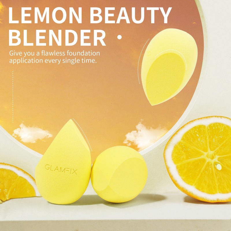 Jual Glamfix Lemon Beauty Blender | Shopee Indonesia