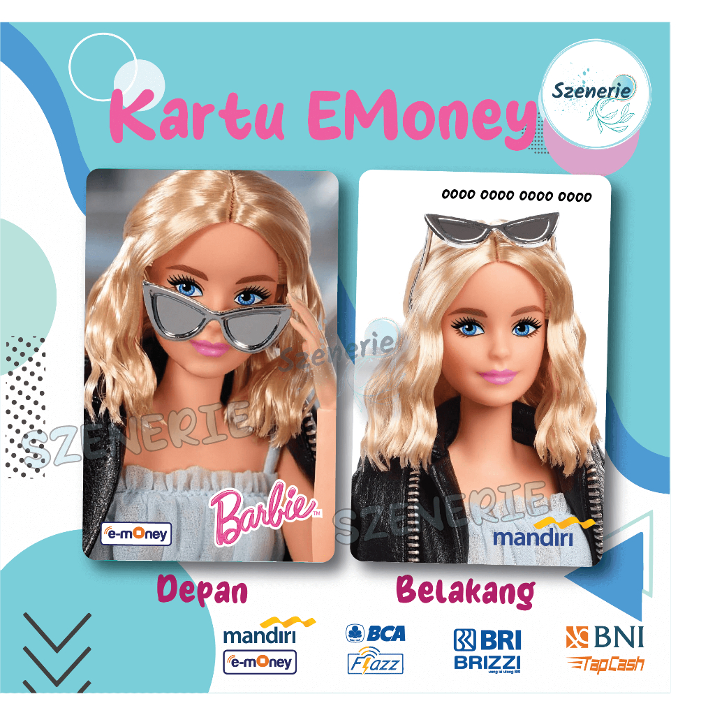 Jual Emoney Barbie Girl Cute Flazz gen 2 Kartu E-money Mandiri BCA ...
