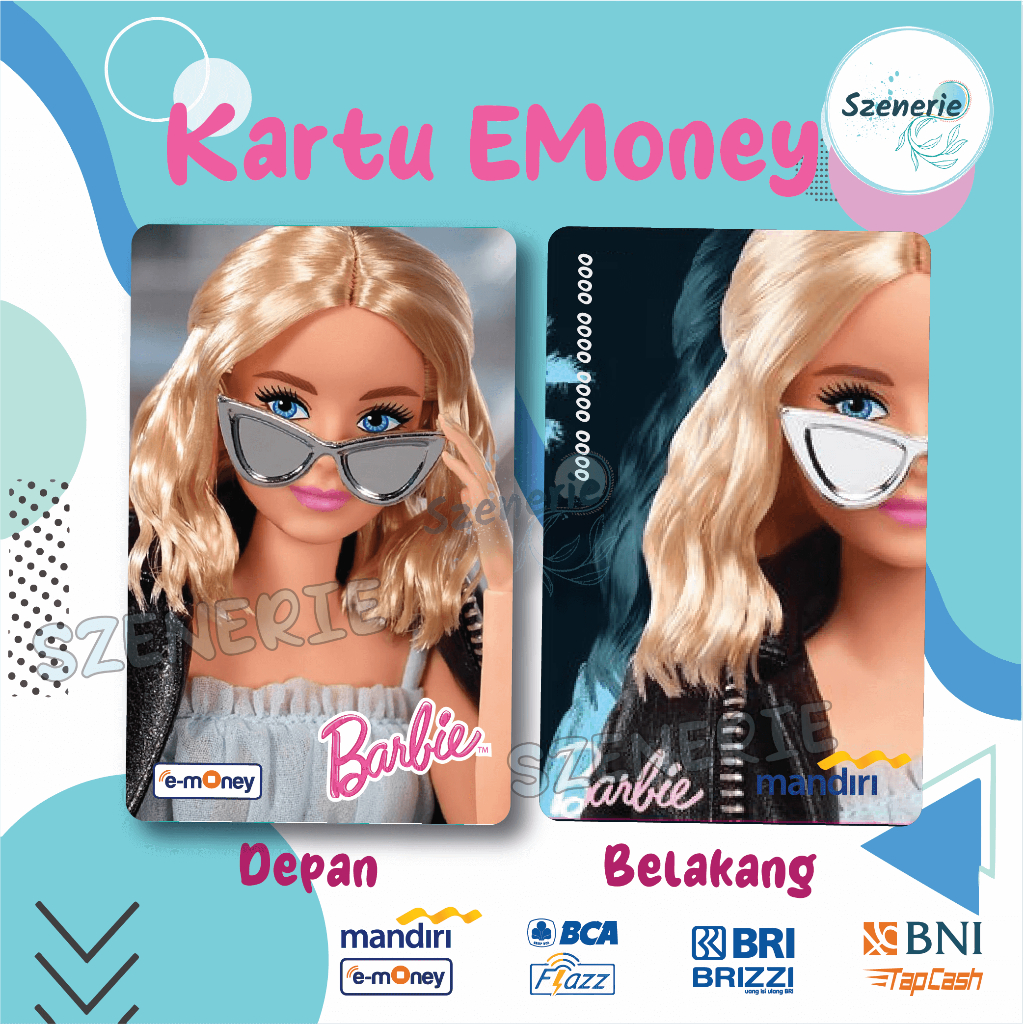Jual Emoney Barbie Girl Cute Flazz gen 2 Kartu E-money Mandiri BCA ...