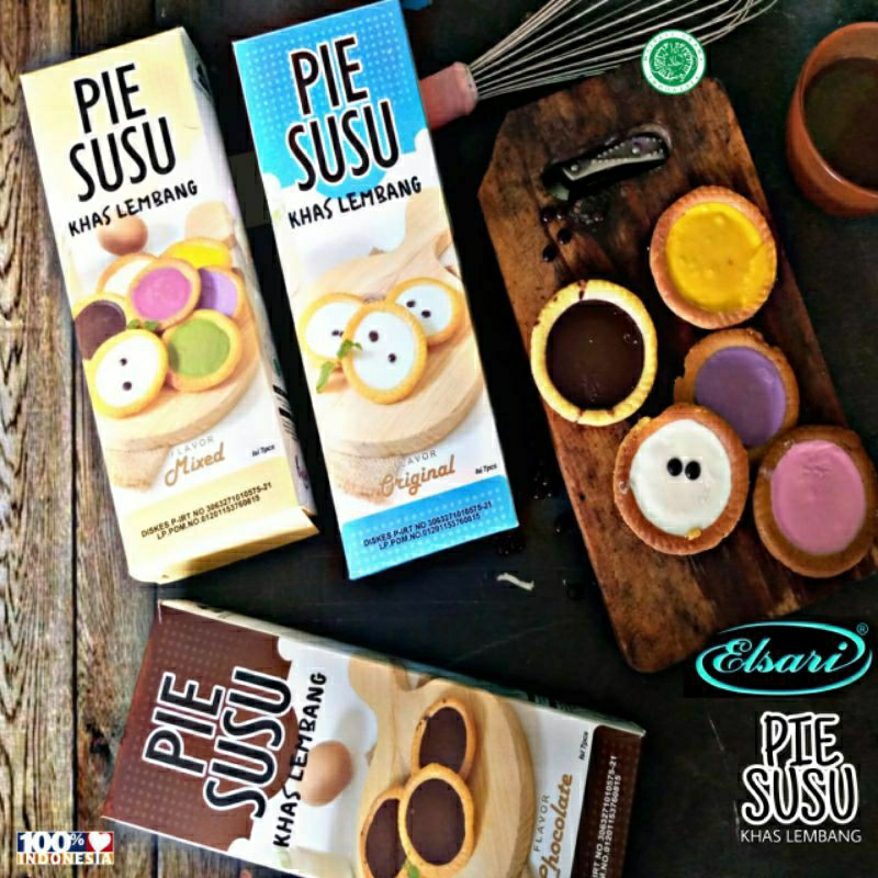 Jual Pie Susu Lembang Original, Mix, Cokelat | Oleh-Oleh Khas Bandung ...
