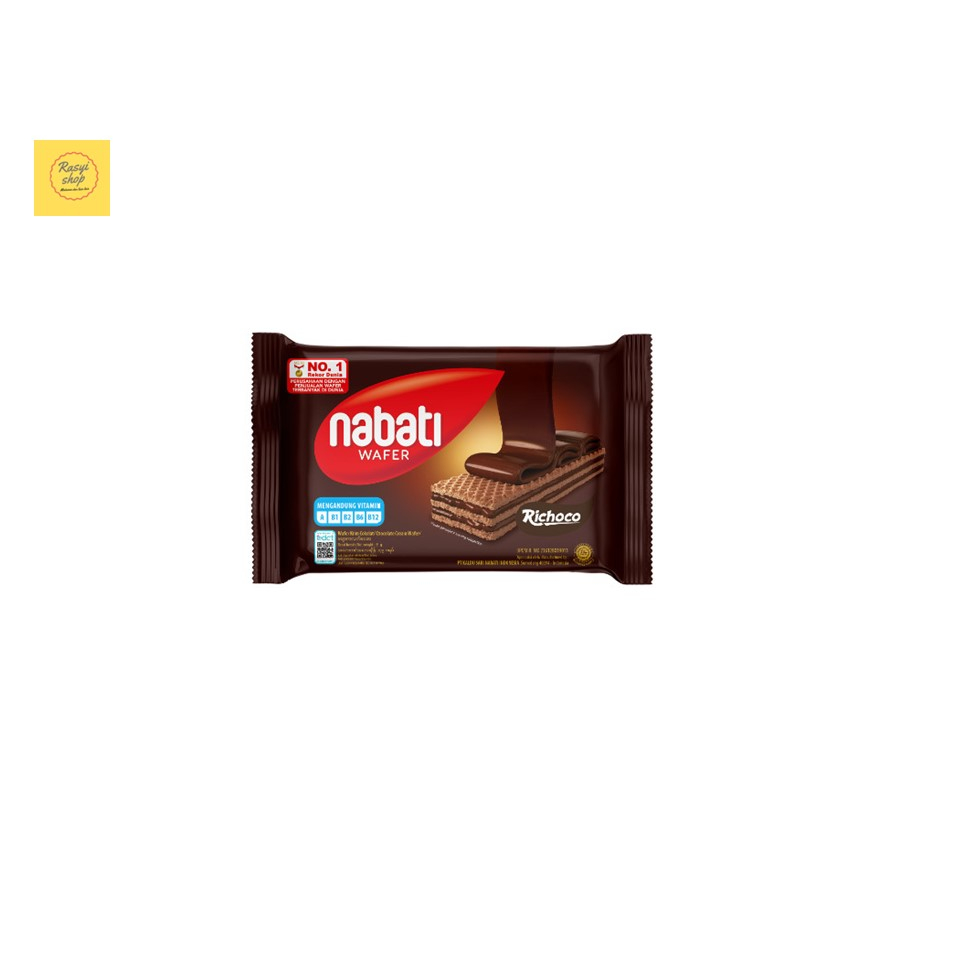Jual Nabati Wafer 39gr 1 pak isi 10 pcs Rasa Coklat | Shopee Indonesia