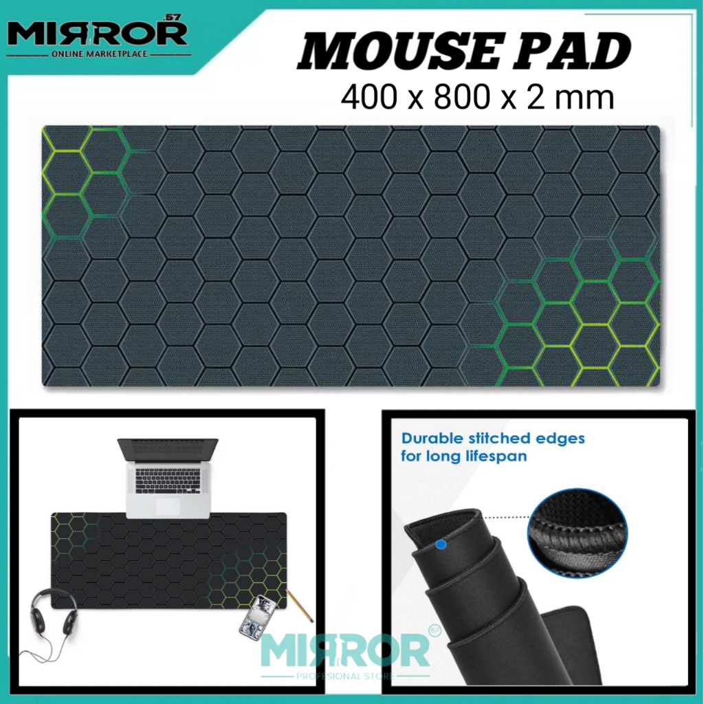 Jual Mouse Pad Gaming XL Desk Mat OLEVO Alas Laptop Mouse Keyboard ...