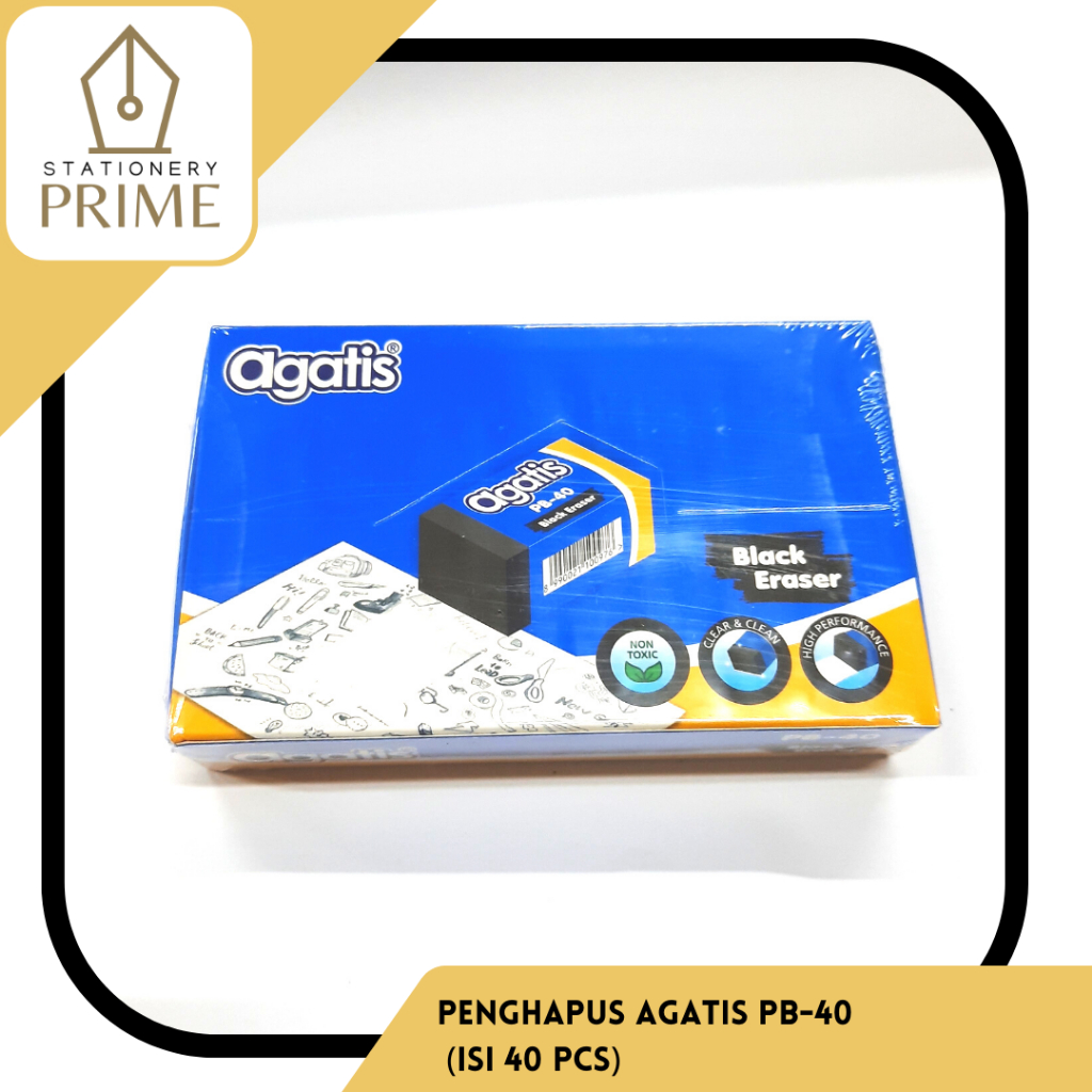 Jual Penghapus / Eraser Agatis (Isi 40 Pcs) | Shopee Indonesia
