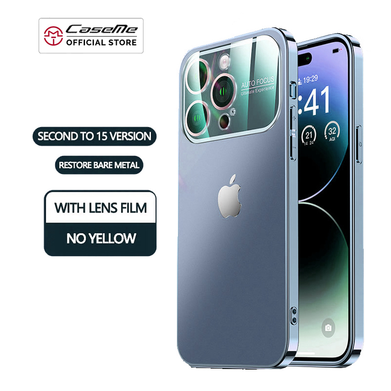 Jual Caseme Case iPhone 11 12 13 14 PRO MAX Lens Protector Auto Focus ...