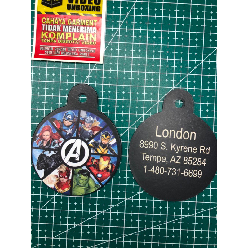 Jual MARVEL LONDON TAG SUPER PREMIUM CO 1X DI KIRIM 600PCS | Shopee ...