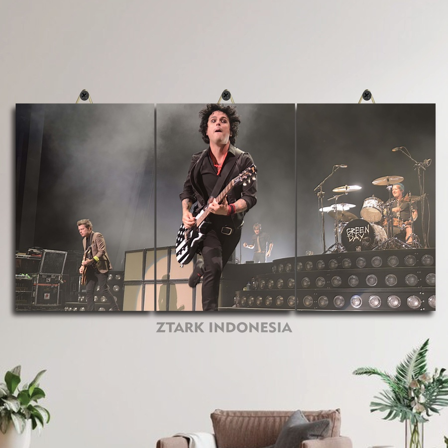 Jual POSTER KAYU MEMBER BAND GREEN DAY 60X30 MULTI PANEL | POSTER ...