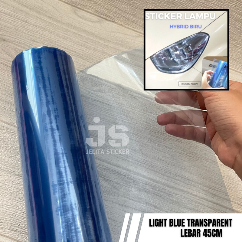 Jual Sticker Biru Transparan Lampu Motor Mobil Sticker Headlamp ...