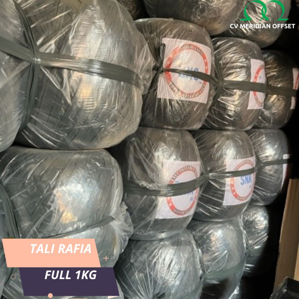 Jual Tali Rafia Isi Full 1 Kg Rapia Hitam/ Tali Plastik | Shopee Indonesia