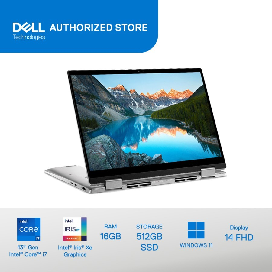 Jual DELL INSPIRON 7430 2IN1 ( CI7/1355U/16GB/512GB/INTEL IRIS/W11SL ...