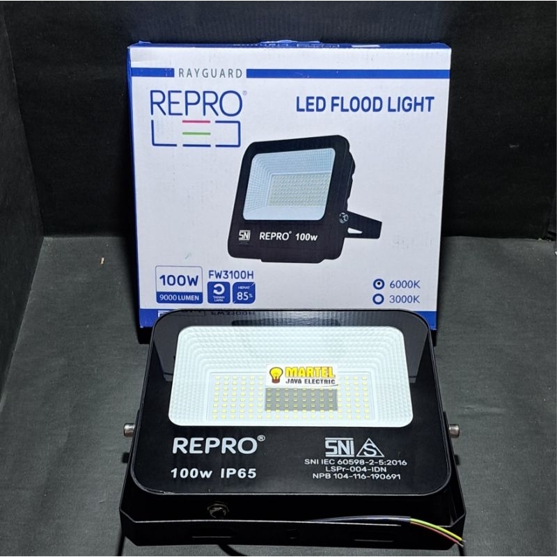 Jual Lampu sorot 100 watt REPRO / Floodlight LED - PUTIH | Shopee Indonesia