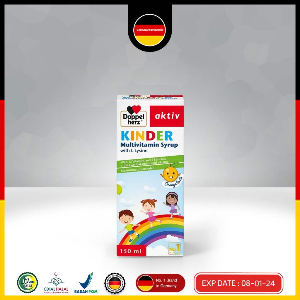 Jual Doppelherz Aktiv Kinder Multivitamin Syrup | Shopee Indonesia