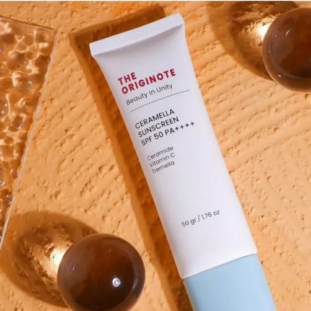 Jual THE ORIGINOTE CERAMELLA SUNSCREEN SPF50 PA+++ 50GR | Shopee Indonesia