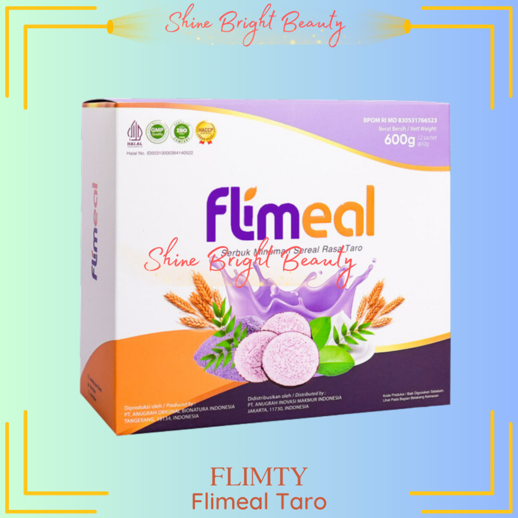 Jual Flimeal (Meal Replacement) - 1 Box (Isi 12 Sachet) - Taro flimty ...