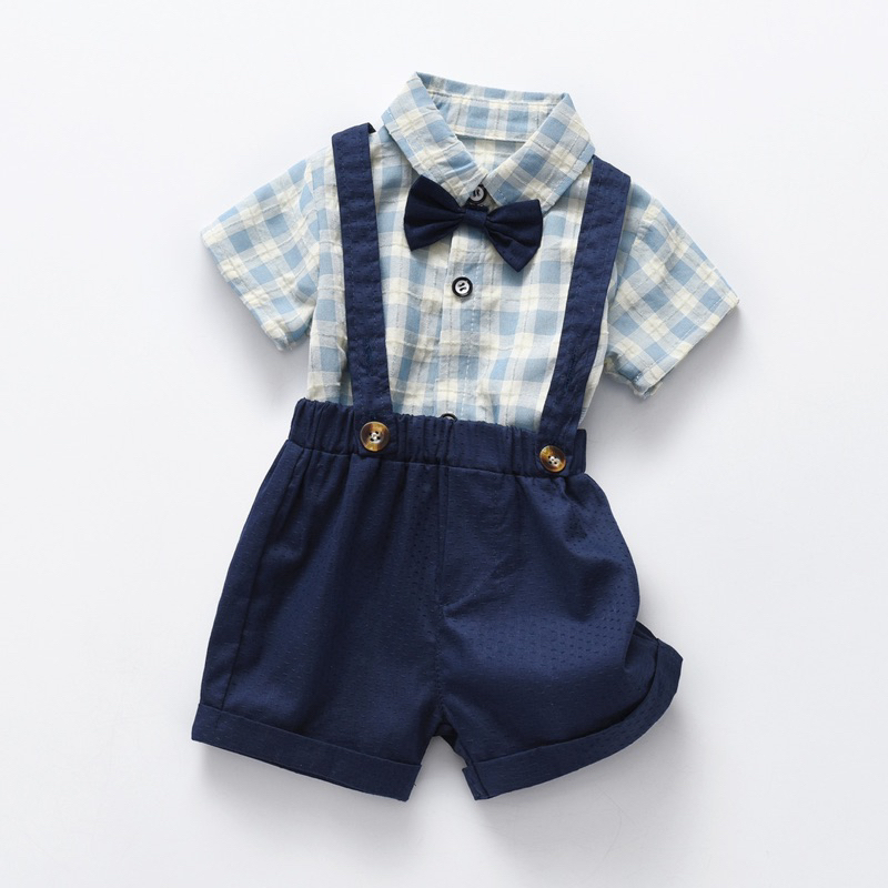 Jual BABYSHWN - brandon suspender set | baju bayi set | suspender bayi ...