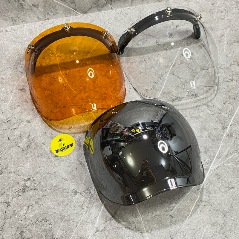 Jual Snail Visor Kaca Helm Bubble Original Bogo Helmet Universal ...