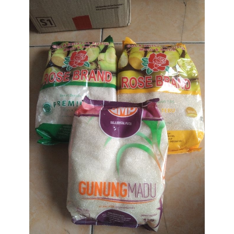Jual gula kemasan 1kg/ gula pasir / Gula biasa/ gula kemasan/ gula los ...