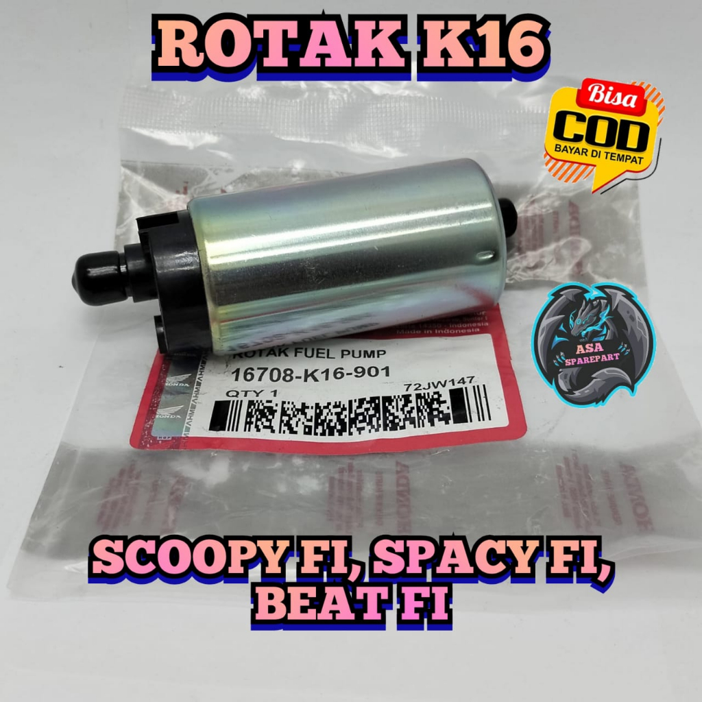 Jual ROTAK ROTAX INJEKSI K16 ASLI ORIGINAL HONDA AHM BEAT FI ,BEAT ESP ...