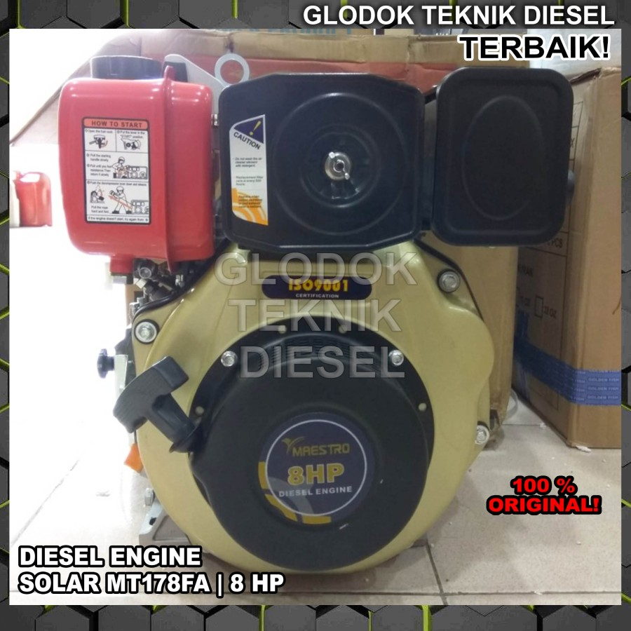 Jual Mesin Penggerak Diesel Solar SERBA GUNA 8 HP Electric Starter MT178FAE | Shopee Indonesia