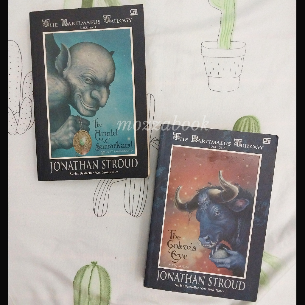 Jual The Bartimaeus Trilogy-The A M U L E T of Samarkand-The Golem's ...