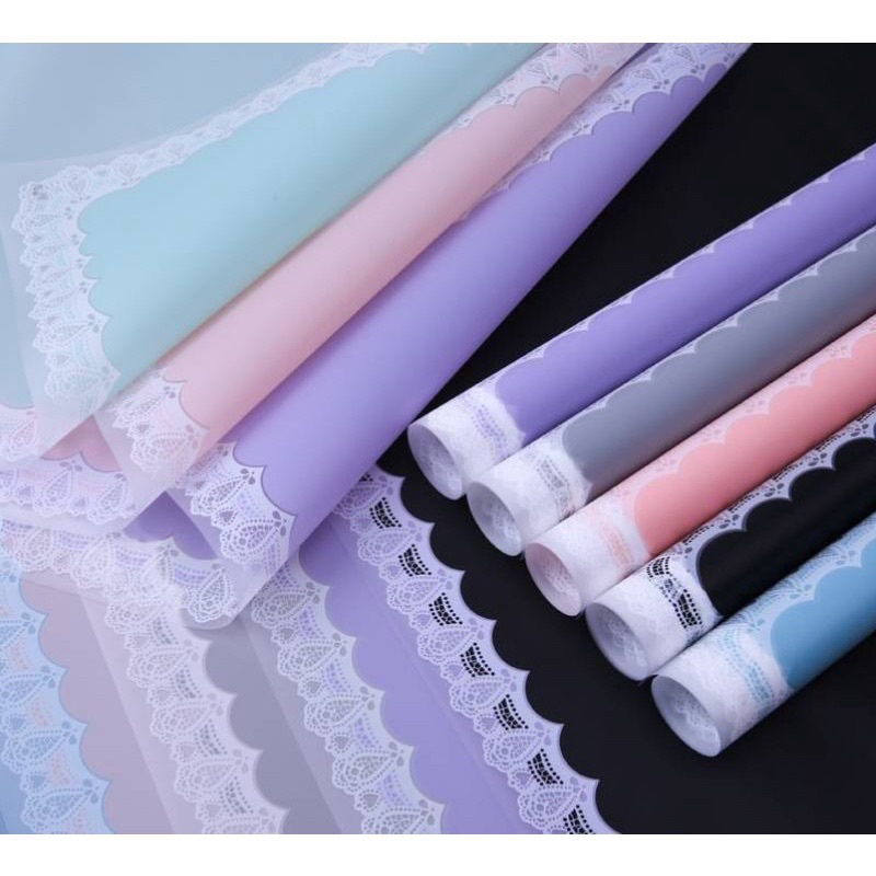 Jual Kertas bunga renda cellophane renda l (WAJIB BELI KARDUS) flower ...