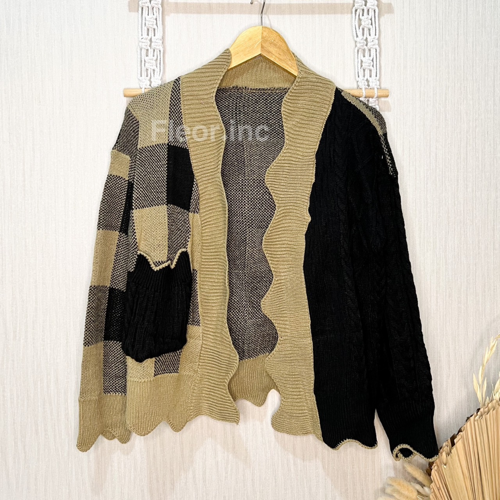Jual Fluor.Inc - Cardigan Rajut Wanita Oversize Premium / Cardigan ...