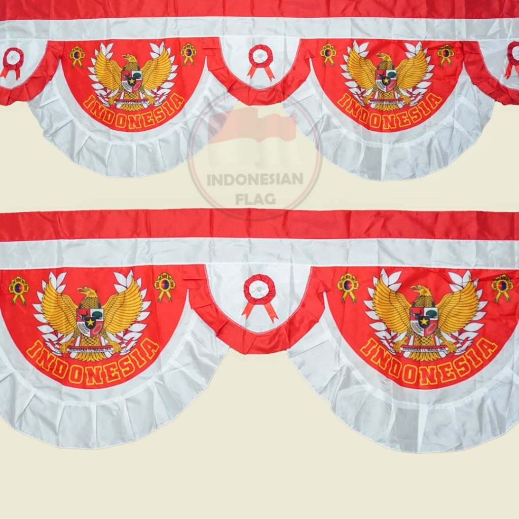 Jual Bendera Merah Putih Backdrop Garuda 5 meter | Shopee Indonesia
