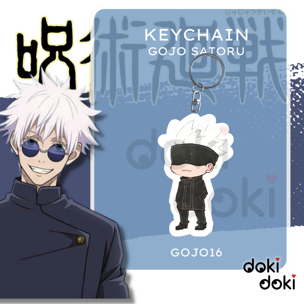 Jual GANTUNGAN KUNCI ANIME KEYCHAIN GOJO SATORU JUJUTSU KAISEN | Shopee ...