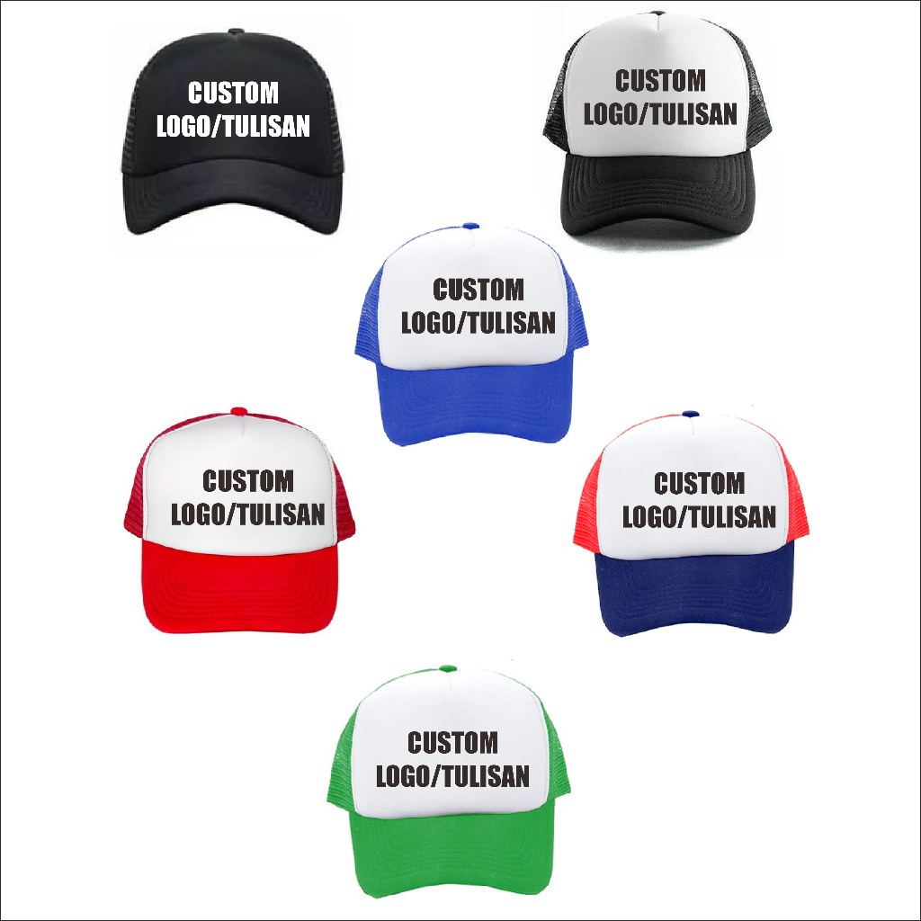 Jual Custom Topi Jaring Tulisan/Logo/Topi Trucker Custom Tulisan Atau ...