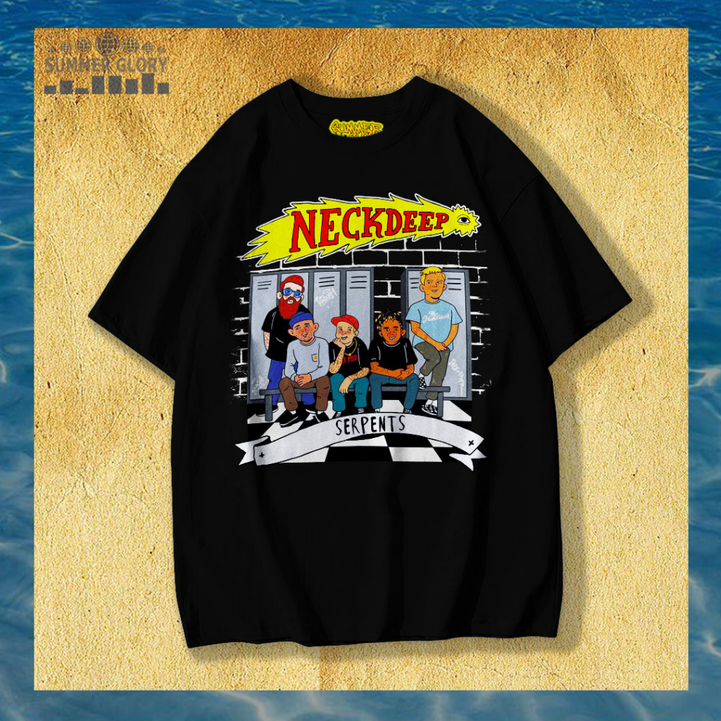 Jual NECKDEEP T-SHIRT / KAOS NECKDEEP / KAOS BAND NECKDEEP | Shopee ...