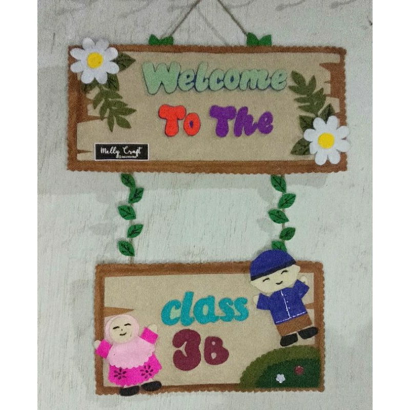 Jual hiasan dinding kelas sekolah kain flanel , dekorasi sekolah prakarya murah bisa COD ...
