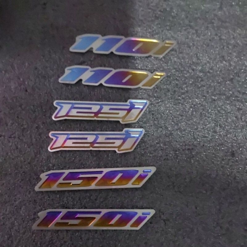 Jual emblem 110i,125i, 150i titanium made in vietnam | Shopee Indonesia