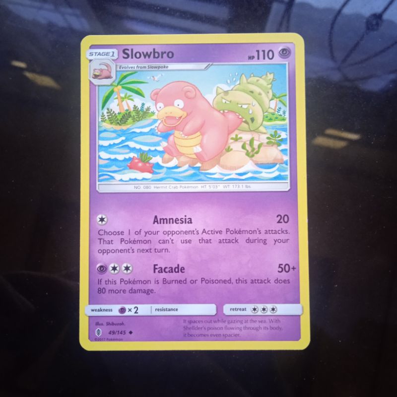 Jual Slowbro 49/145 Pokemon Trading Card Game English TCG | Shopee Indonesia