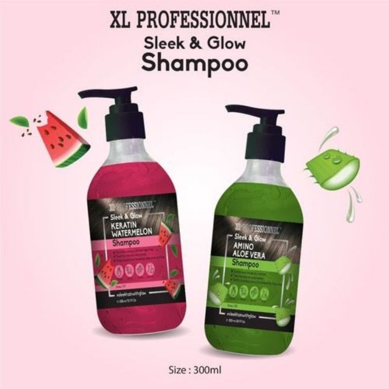 Jual XL PROFESSIONNEL SLEEK N GLOW SHAMPOO 300ml | Shopee Indonesia