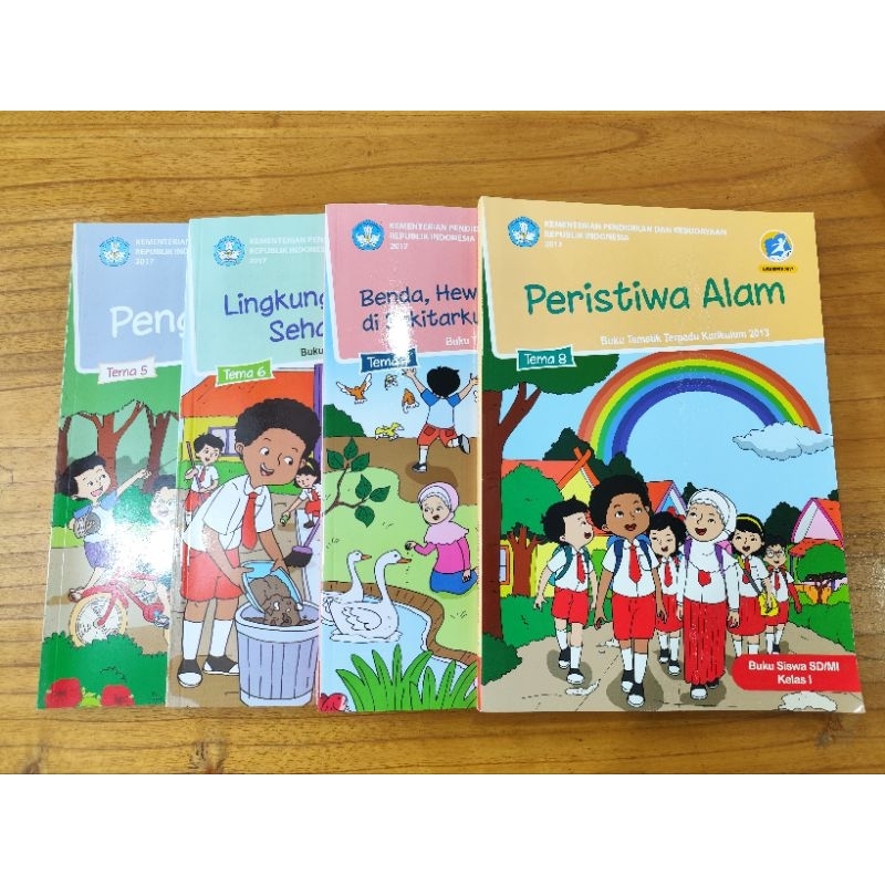 Jual Buku Tema 1 2 3 4 5 6 7 8 SD Kelas 1 | Shopee Indonesia