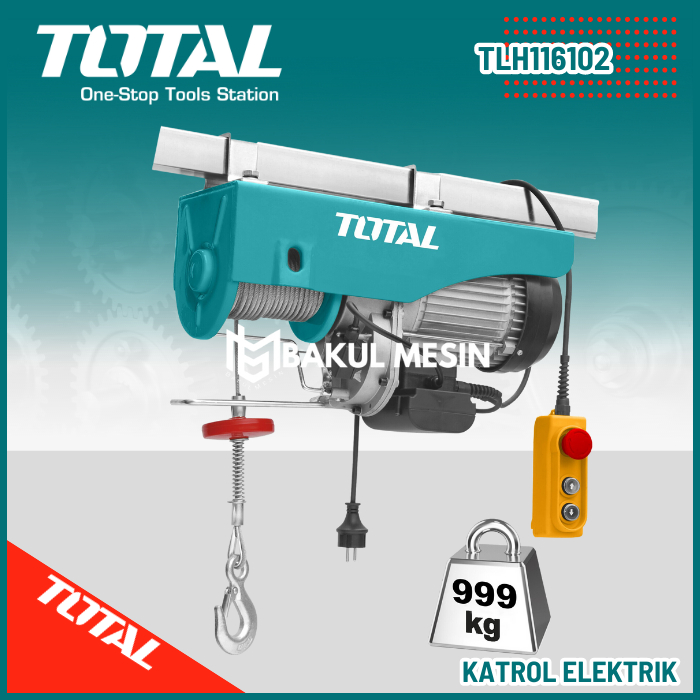 Jual TOTAL TLH116102 Chain Hoist Electric Katrol Elektrik 1 Ton ...