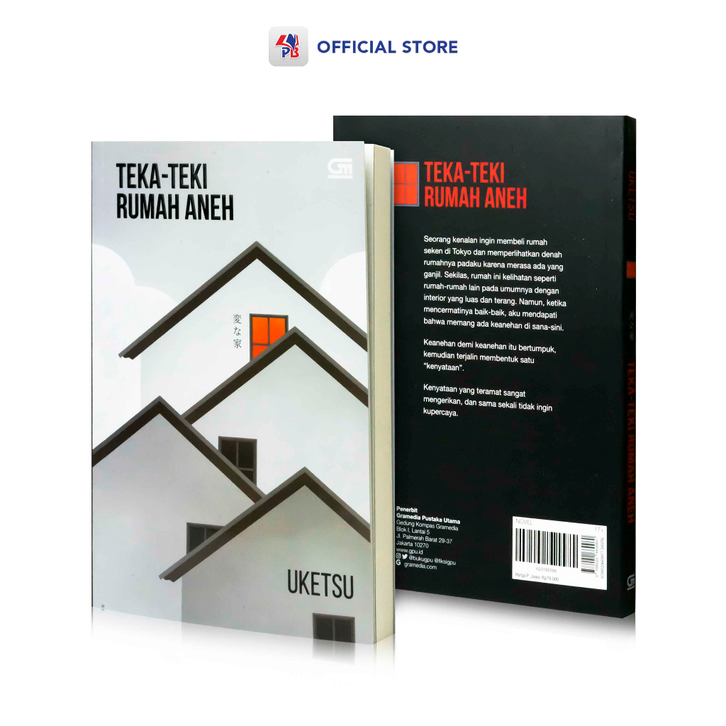 Jual Buku Novel : Teka Teki Rumah Aneh - Uketsu / GRAMEDIA PUSTAKA ...