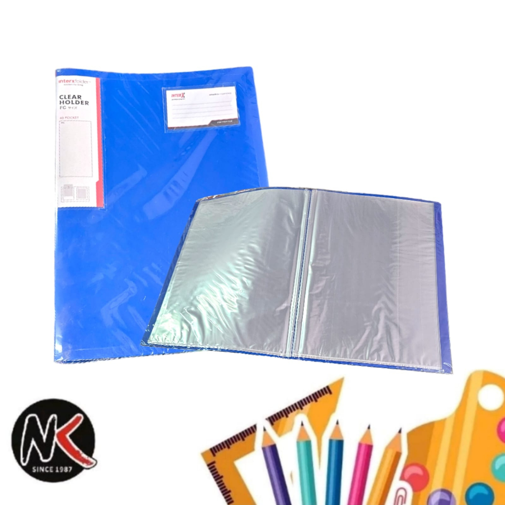 Jual Clear Holder A4 isi 20/Map plastik A4 isi 20/pocket file A4 isi 20/document keeper A4 isi ...