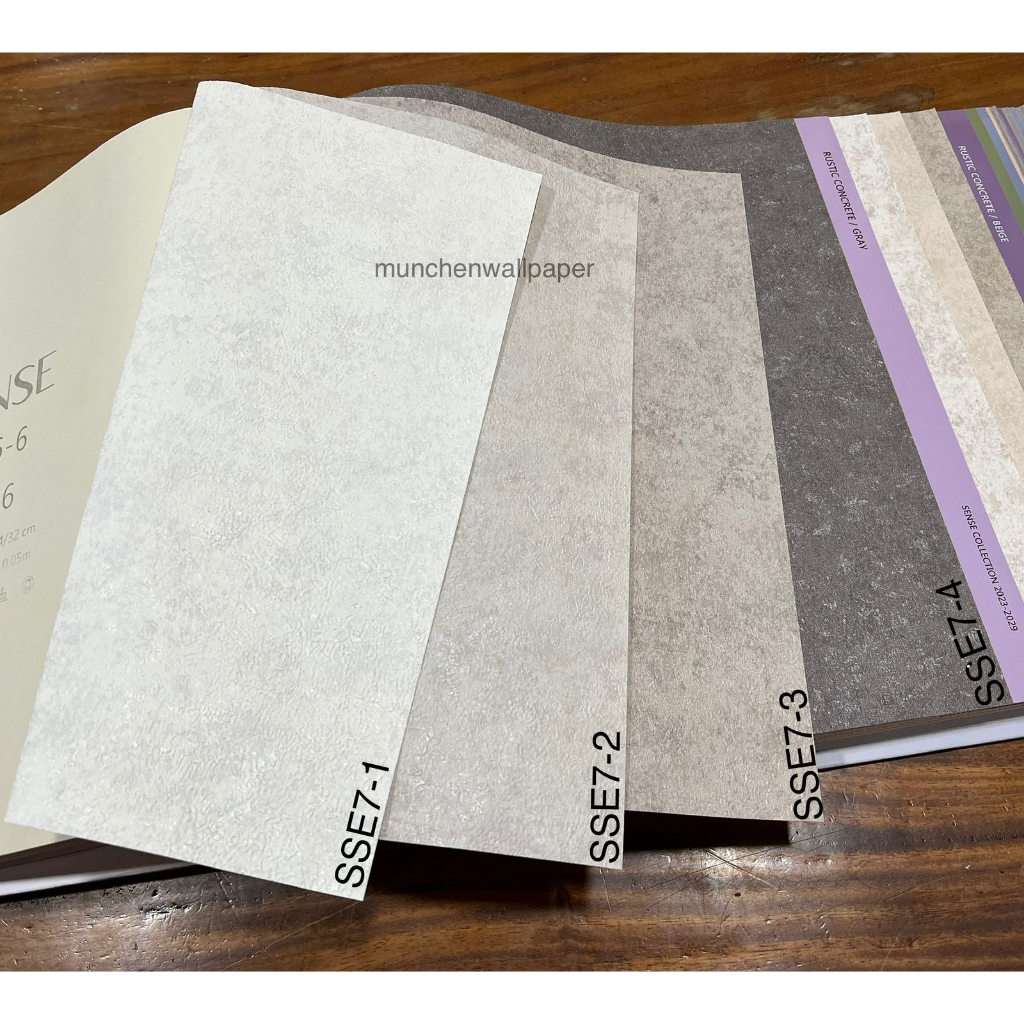 Jual Wallpaper Dinding Textur Tebal Putih Abu Muda Abu Tua Hitam Mewah ...