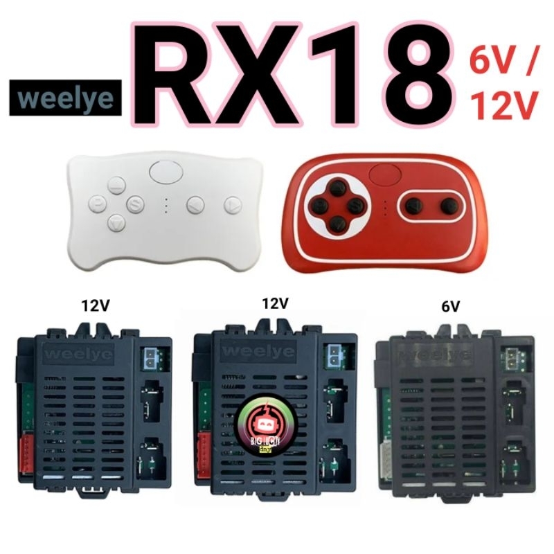 Jual RECEIVER WEELYE RX18 12V / 6V 7PIN SOCKET A / B 80W MOBILAN AKI ...