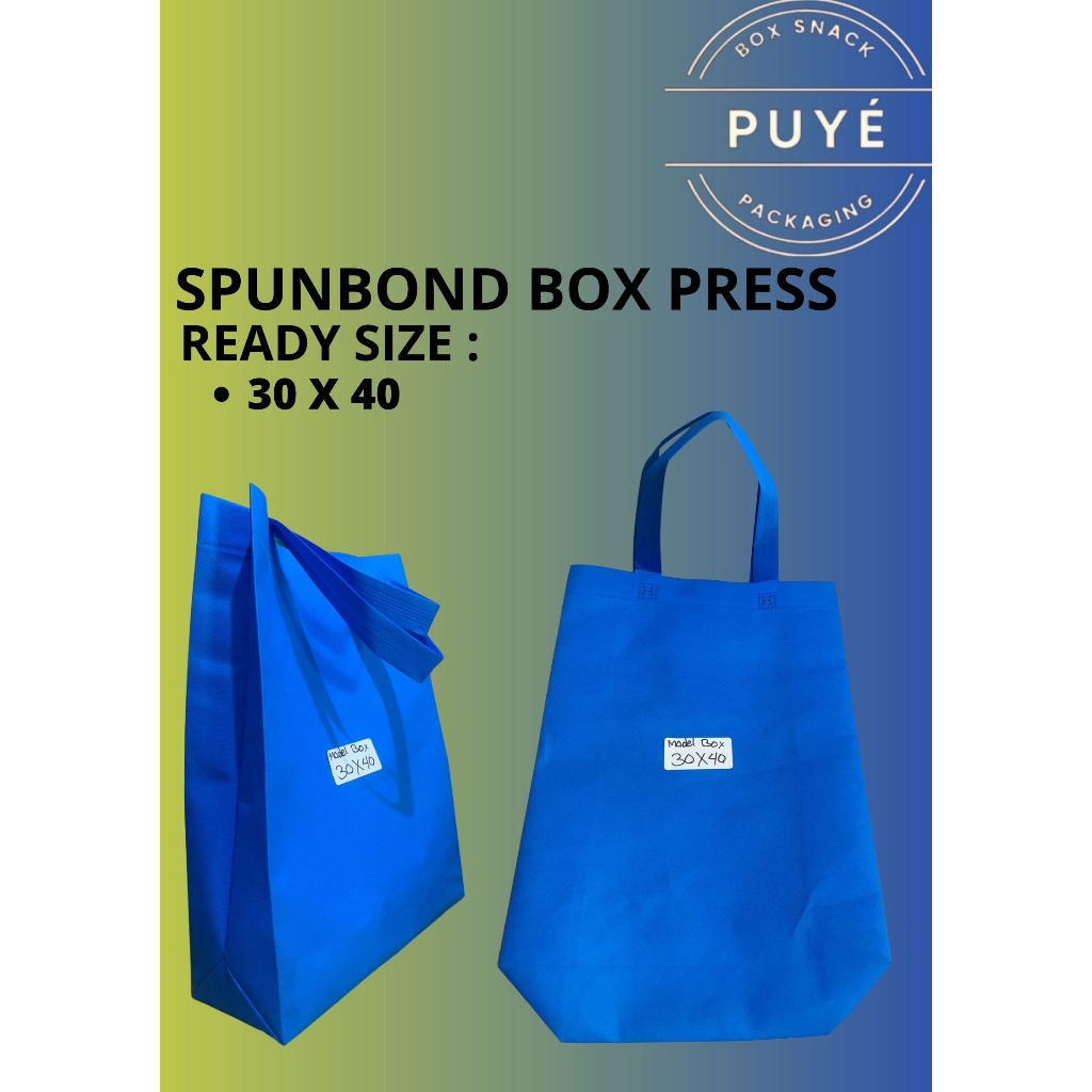 Jual Spunbond Model BOX Ready Stock Ukuran 30 X 40 (ISI 12PCS) | Shopee ...