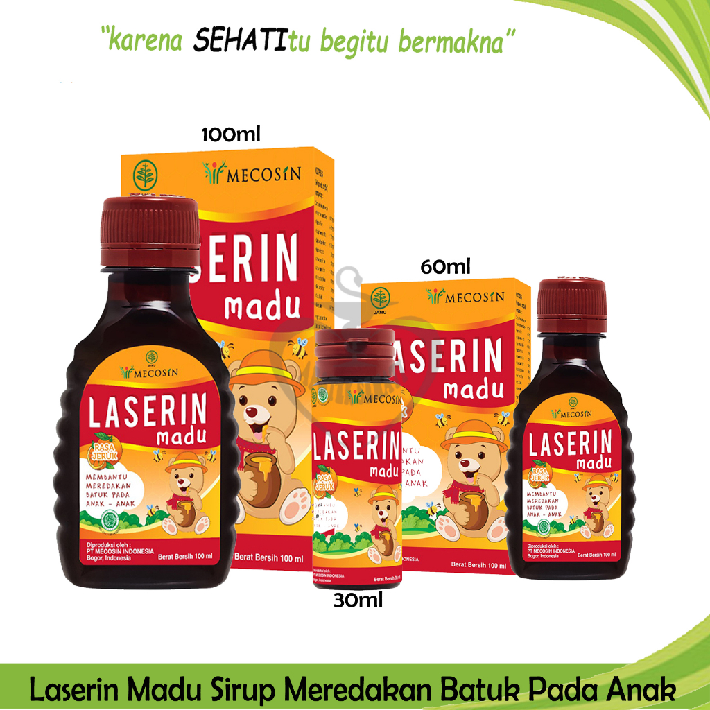 Jual Laserin Madu Obat Herbal Meredakan Batuk Sirup Anak | Shopee Indonesia