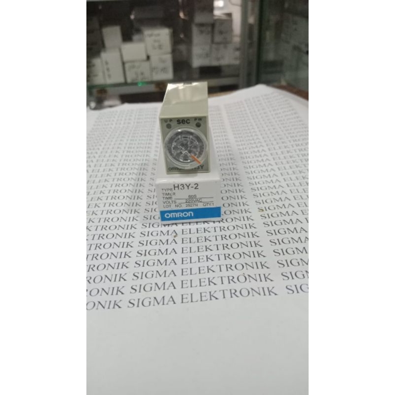 Jual H3Y-2 AC 220V Timer Delay 0-60 DETIK Solid-State OMRON ASLI | Shopee Indonesia