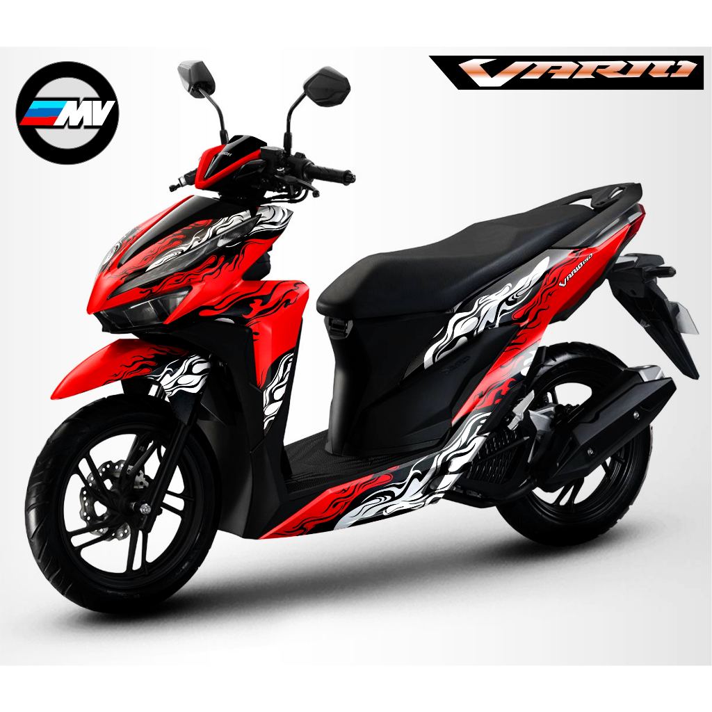 Jual decal sticker full body new vario tribal api vector variasi warna ...