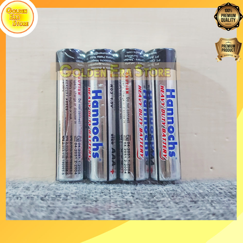 Jual Baterai Hannochs AAA/ Baterai Hannochs Battery A3/ UKURAN KECIL ...