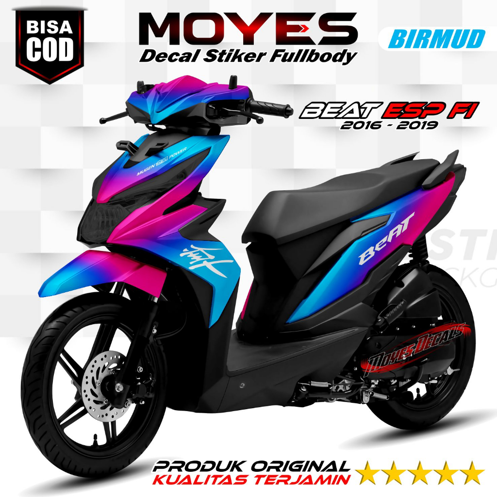 Jual Decal Variasi Beat ESP FI Fullbody - Stiker variasi Beat ESP FI ...