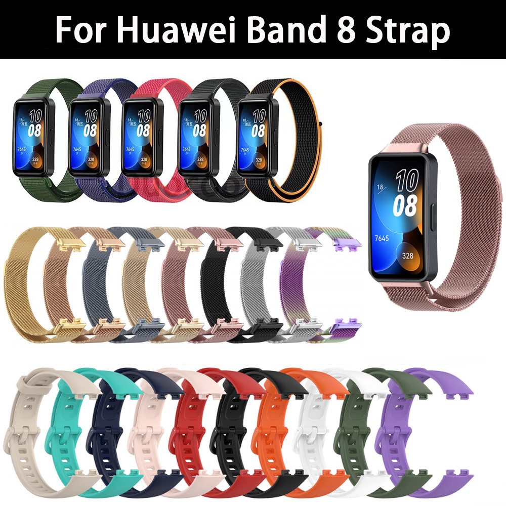 Jual Strap Silikon Huawei Band 9 / 8 Stainless Steel Tali Pengganti ... Jual Strap Silikon Huawei Band 9 / 8 Stainless Steel Tali Pengganti ...