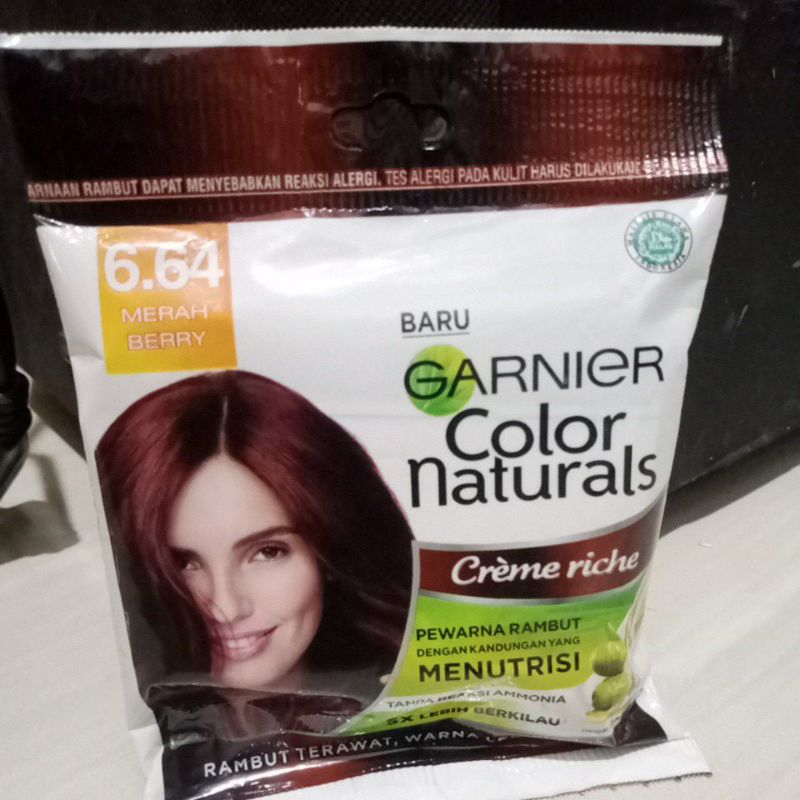 Jual Garnier Color Natural Cat Pewarna Rambut Sachet | Shopee Indonesia
