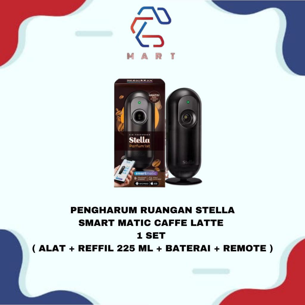 Jual Stella Pengharum Ruangan Smart Matic - 1 Set ( Alat+Reffil+Baterai ...